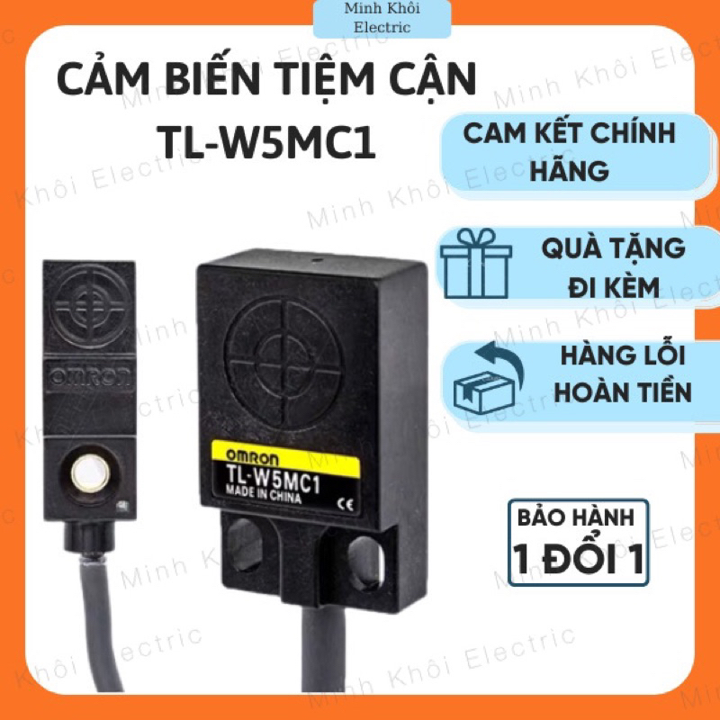 Cảm biến tiệm cận TL-W5MC1, cảm biến từ vuông omron TLW5MC1,cảm biến omron,cảm biến kim loại ...