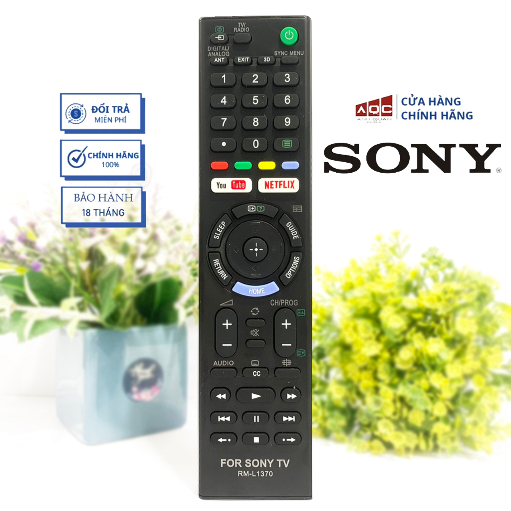 Remote điều khiển tivi đa năng SMART TV SONY RM 1370 | Shopee Việt Nam