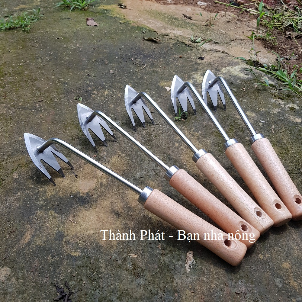 Dụng cụ làm vườn, nhổ cỏ, cào cỏ bằng thép không gỉ | Shopee Việt Nam