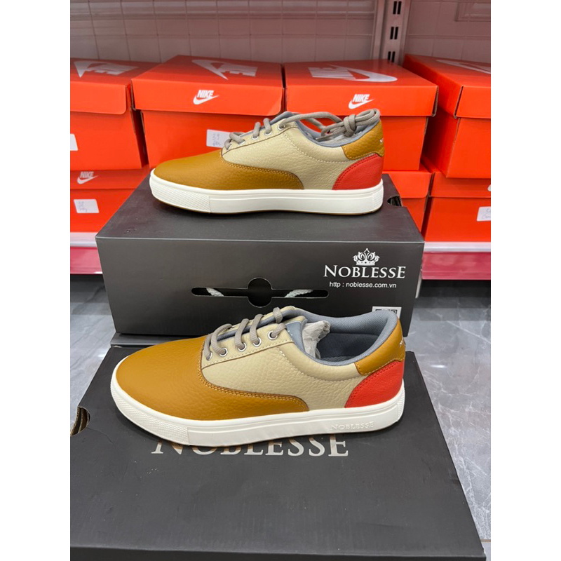 [Noblesse] Giày thể thao nam nữ chính hãng Noblesse da trơn đế cao su ...