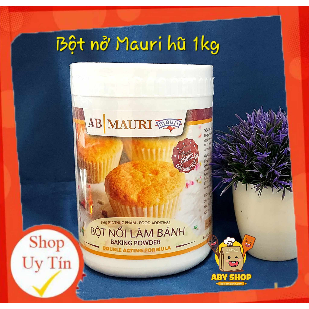 Bột nổi Mauri hũ 1kg⚡ HSD 09/9/2025 ⚡ bột nở baking powder Mauri làm ...