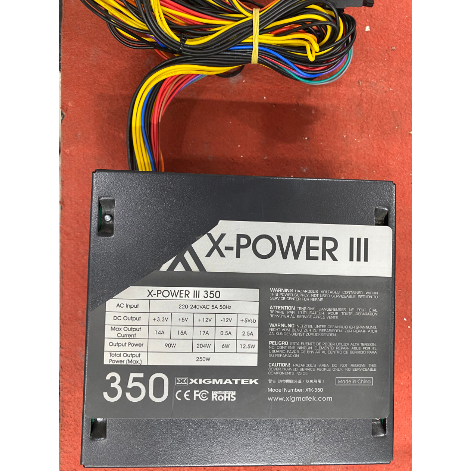 Nguồn Máy Tính Cũ Xigmatek Xpower III x350, x450, x500, x550, x650 ...