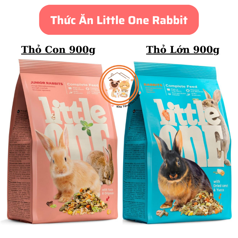 Thức ăn hạt nén dinh dưỡng Little One Rabbit, dành cho thỏ con,thỏ lớn ...