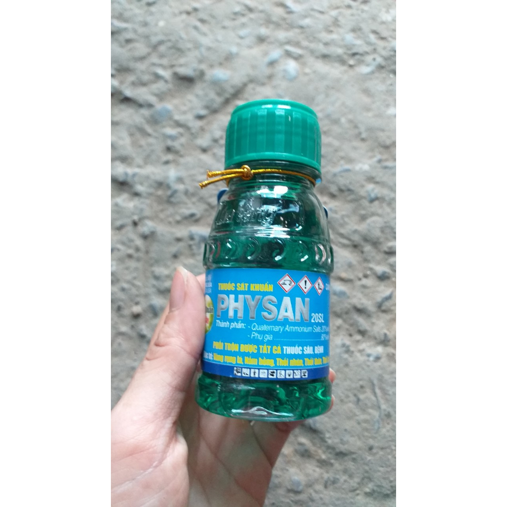 Physan 20 SL Dung dịch sát khuẩn trừ nấm bệnh, diệt Vi Khuẩn Thối Nhũn ...