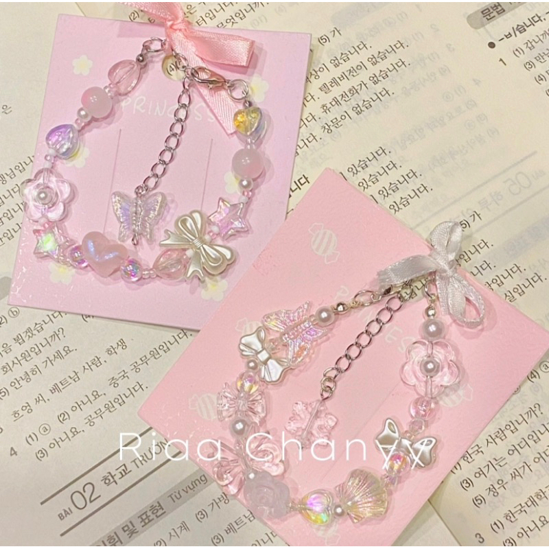 Vòng tay phong cách tiểu thư nhẹ nhàng| made by Riaa Chanyy | Shopee ...