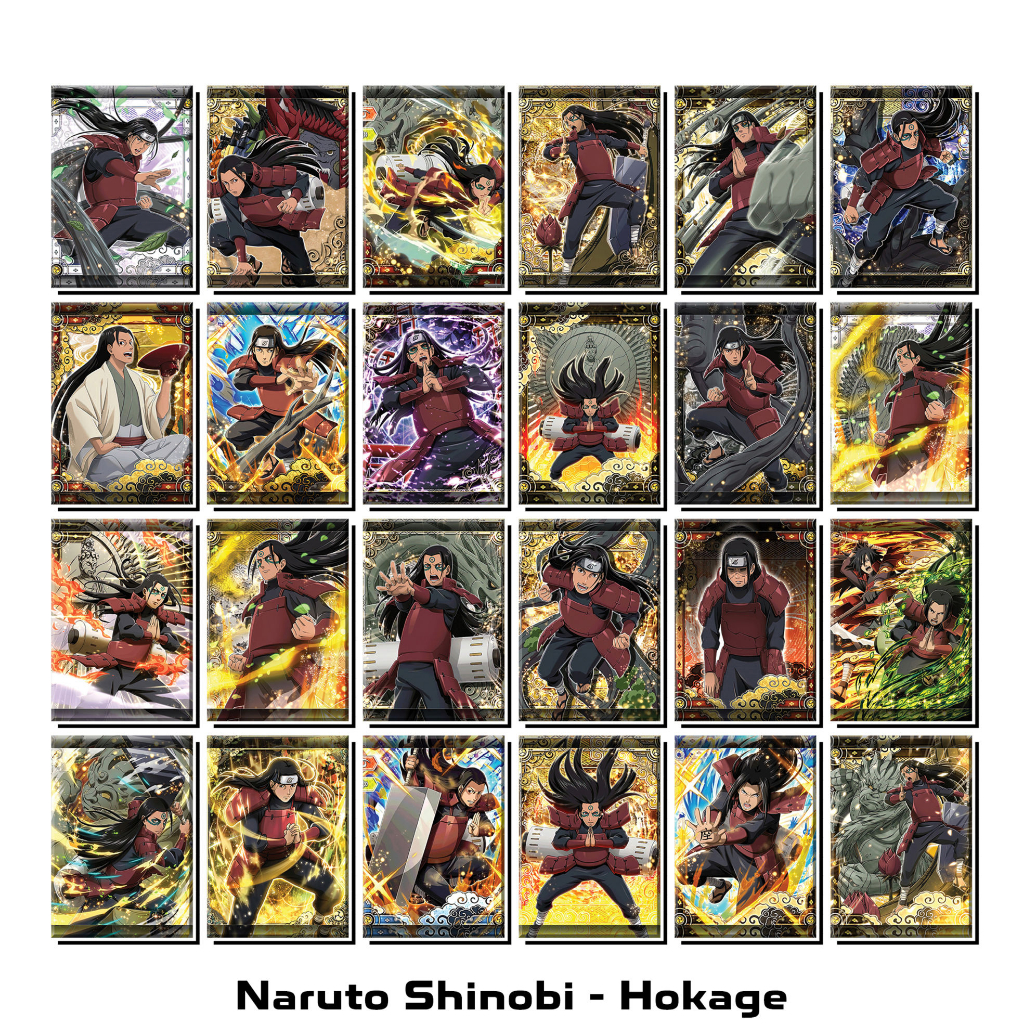 [Độc Quyền Phản Quang 7 Màu] Thẻ Bài Naruto - Hokage làng Lá - 6.3 x 7 ...