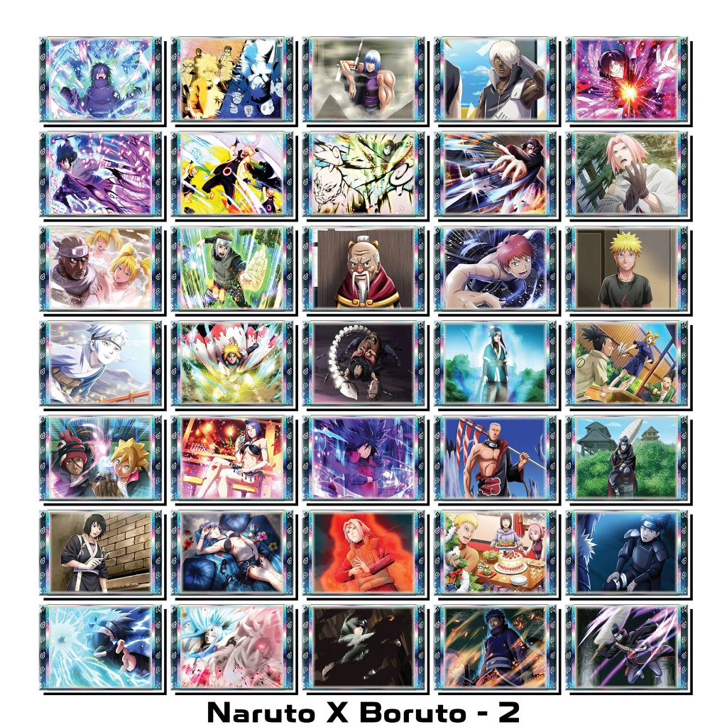 [Độc Quyền Phản Quang 7 Màu] Thẻ Bài Naruto x Boruto - Phần 2 - 6.3 x ...