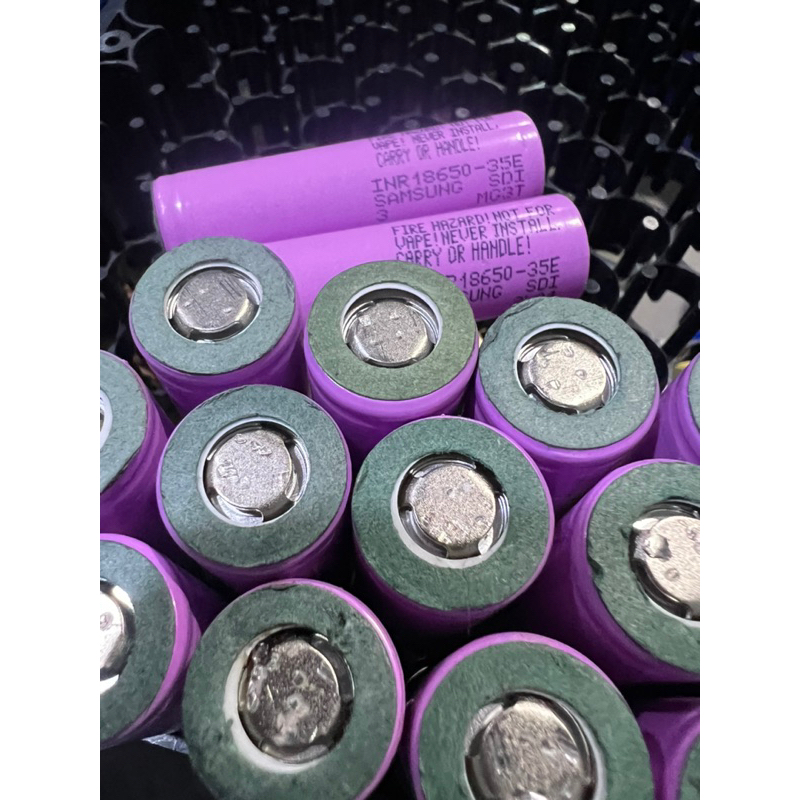 pin samsung 35E tháo khối nội trở 20mr dung lượng 3500mah xả 12a ...