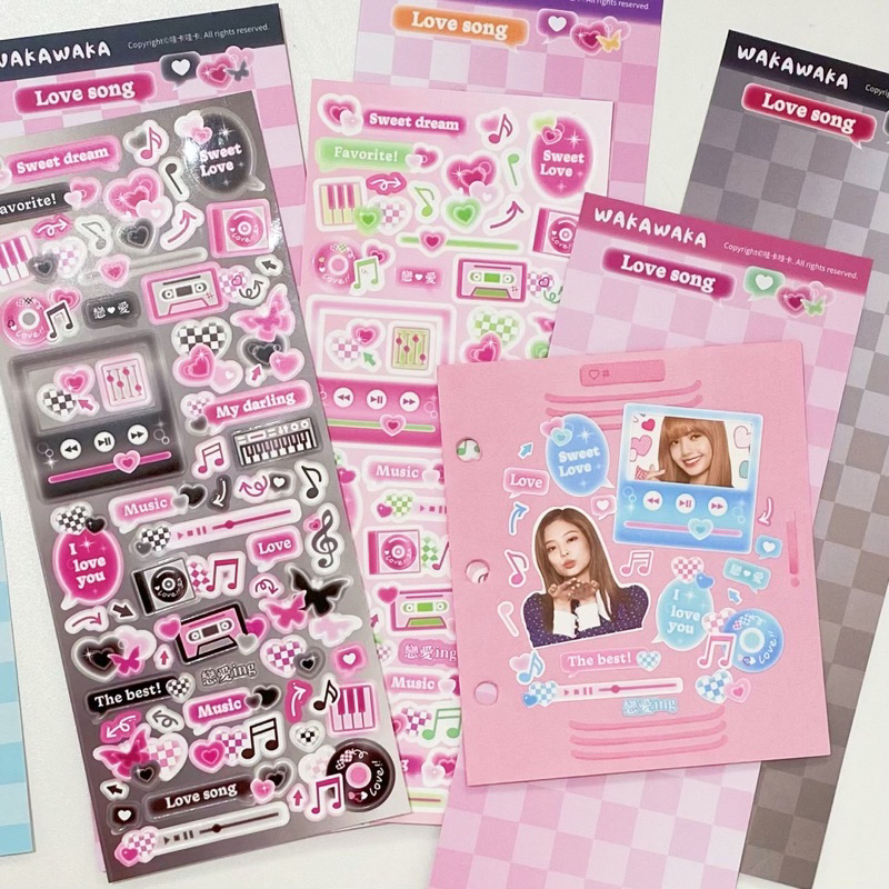 Sticker Waka Waka Love song/ Hình Dán cắt sẵn bóng chống nước | Shopee ...