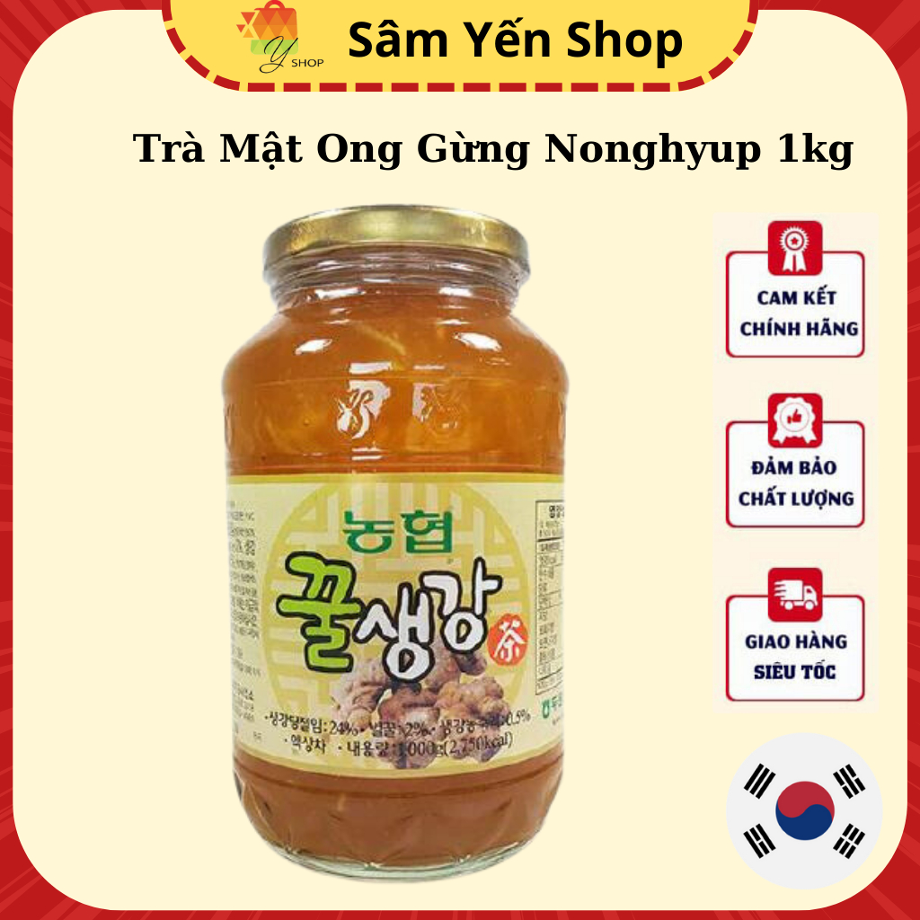 Trà mật ong gừng Nonghyup Hàn Quốc làm ấm cơ thể , kích thích tiêu hóa ...
