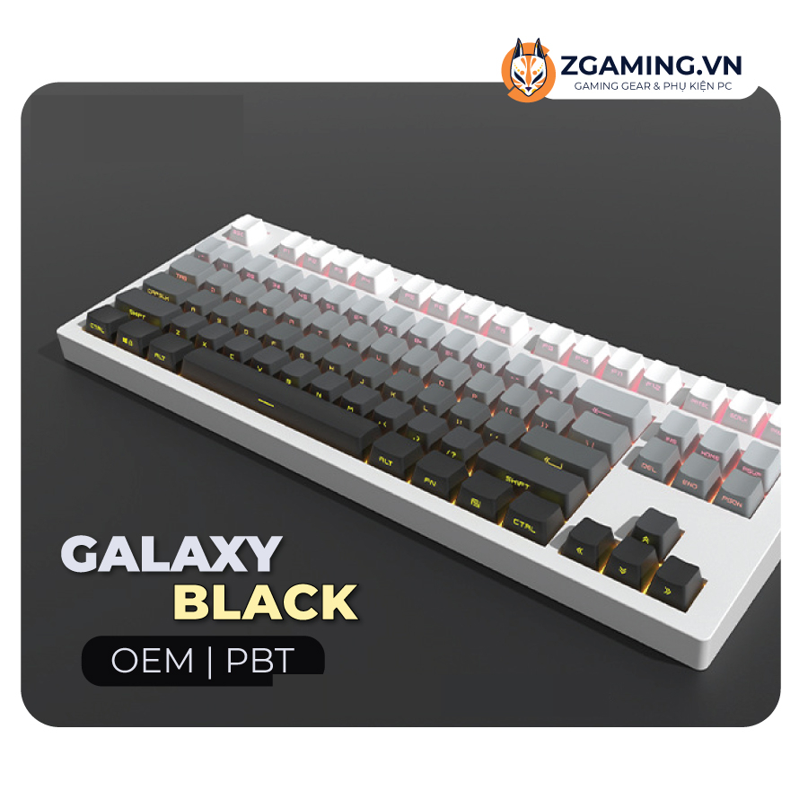 Bộ Nút Bàn Phím | Keycap Gradient Ninja | Side Print | PBT Double Shot ...