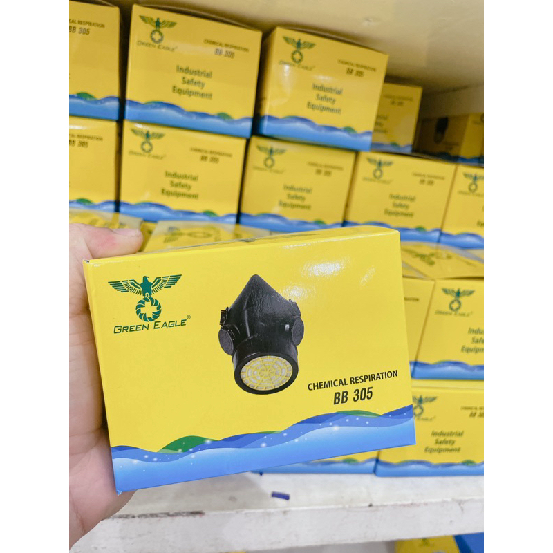 Mặt nạ phòng độc phun thuốc sâu Green Eagle BB305 phòng dịch | Shopee ...