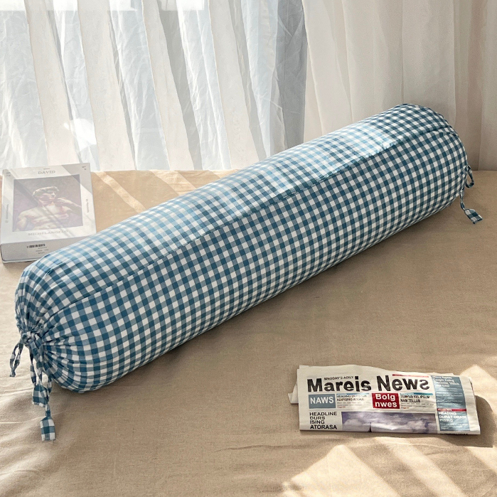 Vỏ gối ôm, vỏ gối nằm cotton tici kẻ LIDACO vải trơn kích thước tiêu ...