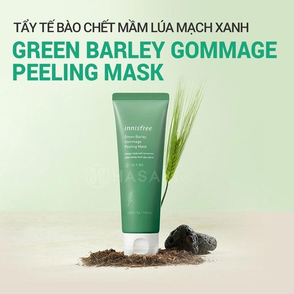 Mặt nạ tẩy tế bào da chết từ lúa mạch xanh innisfree Green Barley ...