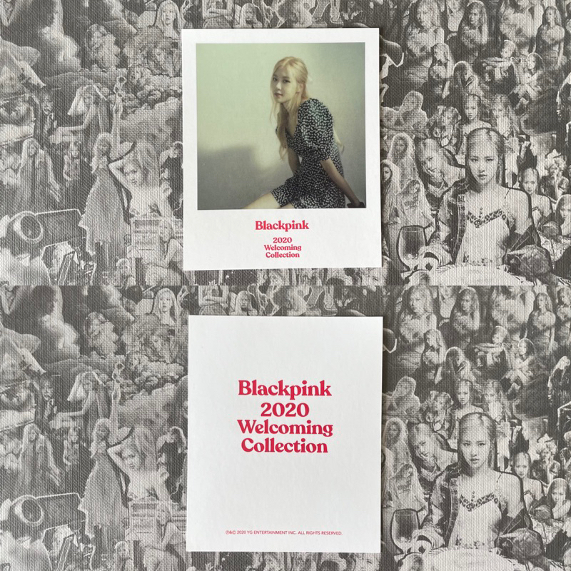 [Official]Blackpink| Card, Pola , Postcard Welcoming Collection 2022 ...