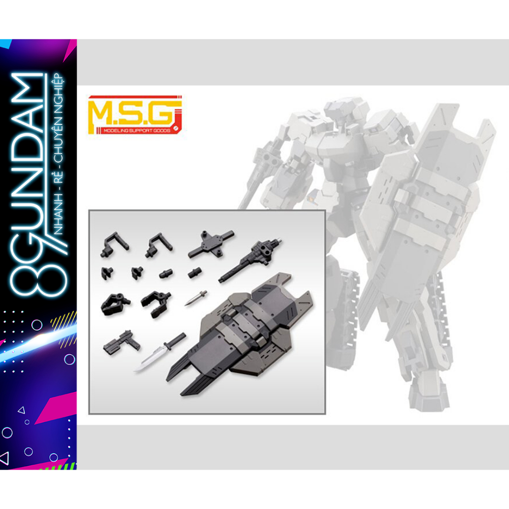 Mô Hình Lắp Ráp Phụ Kiện MSG Weapon Unit 10 Multiple Shield | Shopee ...