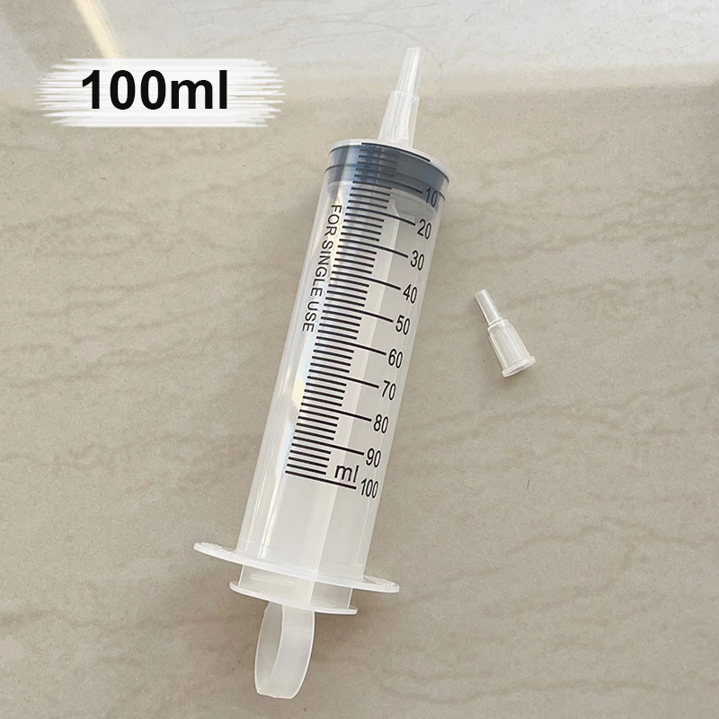 100ml Xi lanh nhựa xilanh ống tiêm bơm tiêm bằng nhựa dùng cho thú con ăn đóng gói từng cái ...