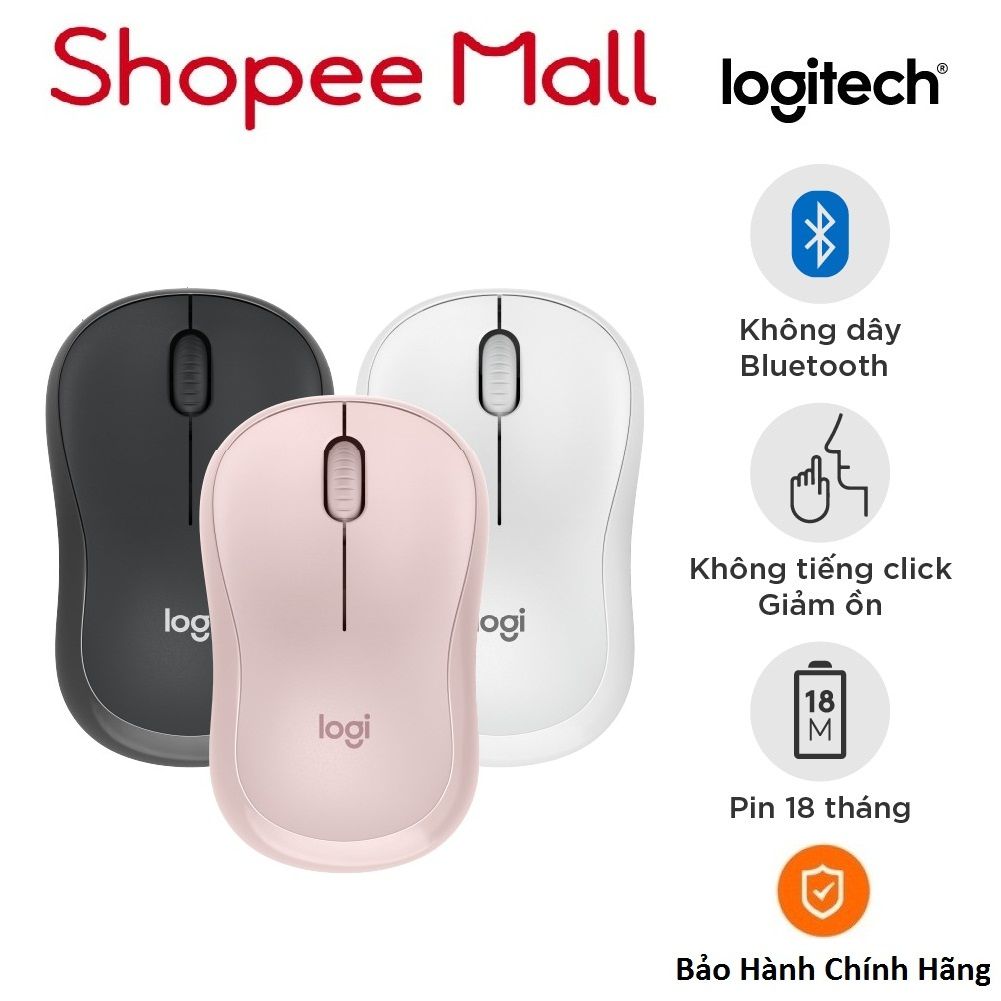 Logitech M240 Silent Bluetooth Mouse with Comfortable Shape | Shopee ...