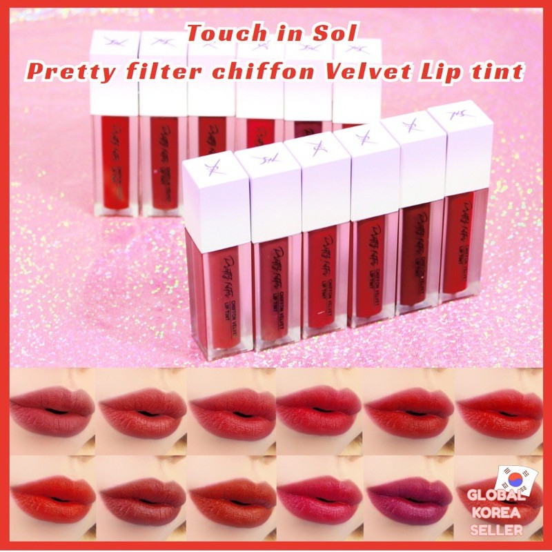 [ XẢ KHO VỎ CŨ NHẸ ] Tint lì touch in SOL Pretty Filter Chiffon Velvet ...