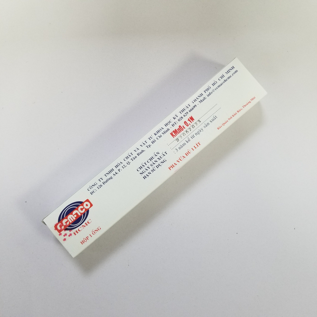 Ống chuẩn EDTA 0.05M (TRILON B) | Shopee Việt Nam