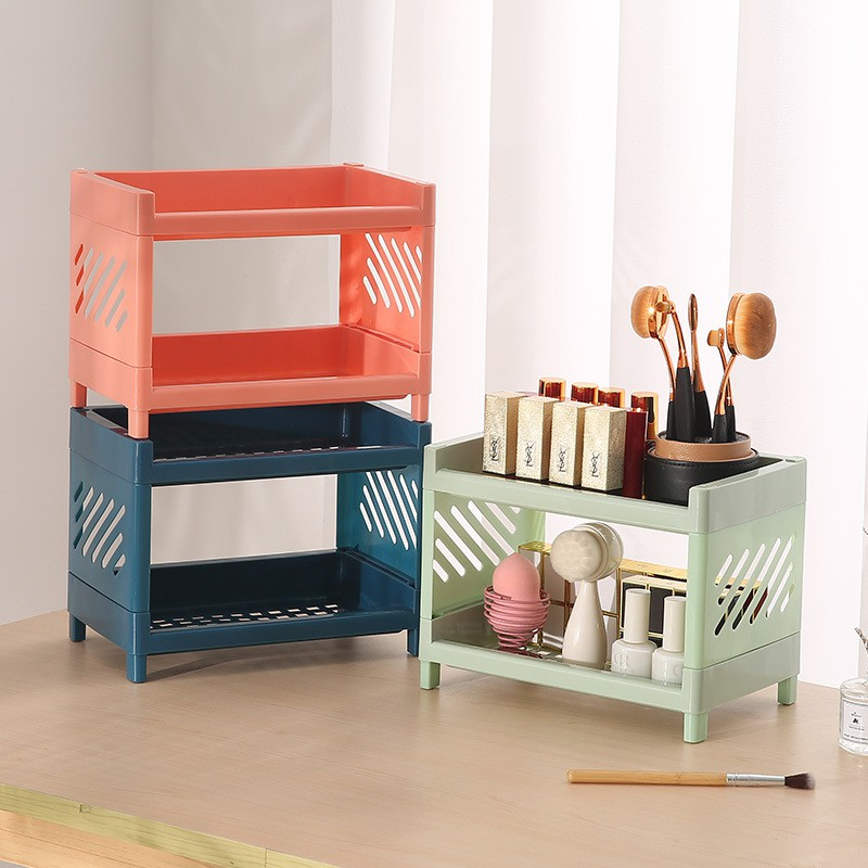 Kệ nhựa mini 2 tầng kích thước 23x15x15cm | Shopee Việt Nam