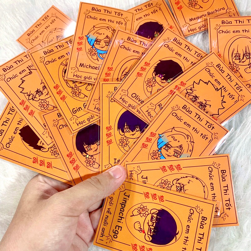Card Blue Lock | Thẻ bài Thi Tốt Blue Lock bóc Pack Nhân Phẩm | Anime ...