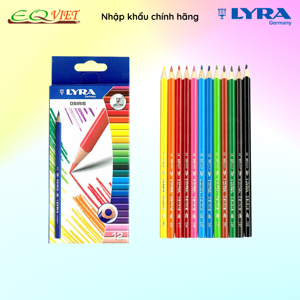 Hộp bút chì nước 12 Màu LYRA Osiris Aquarell nhập khẩu từ Đức 2531120 ...