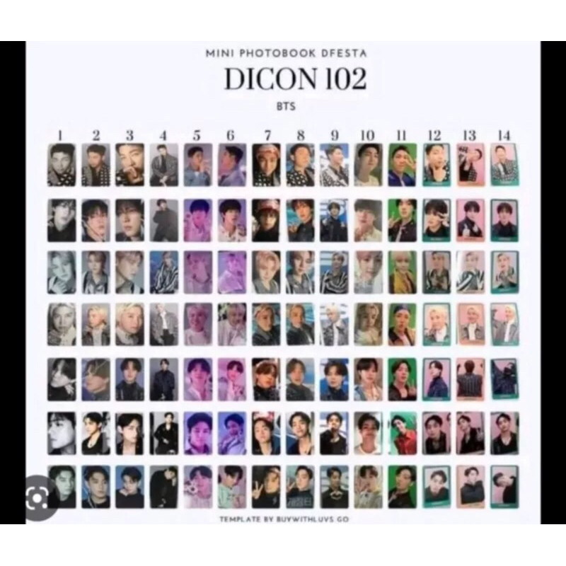 card dicon bts luckybox nhaa | Shopee Việt Nam