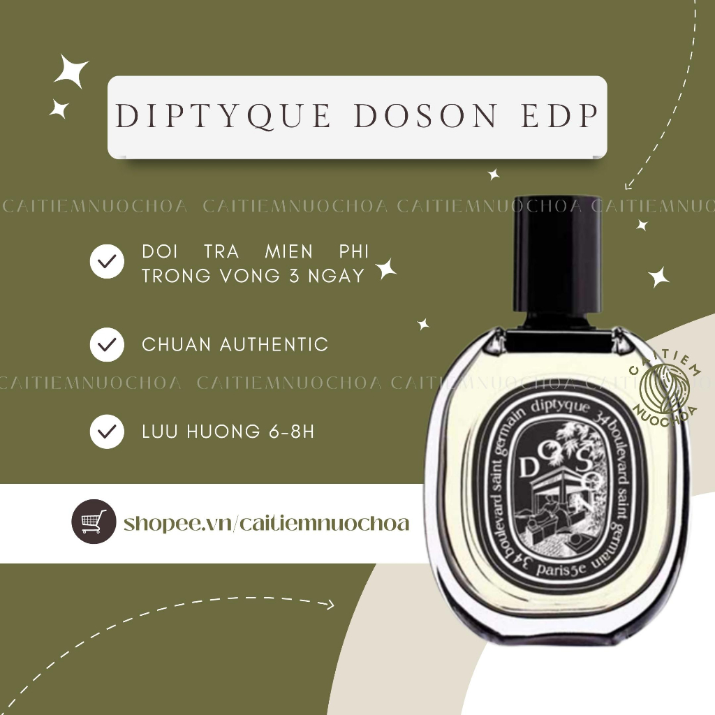 Nước hoa Diptyque Doson EDP 10ml - 𝘊𝘢𝘪𝘵𝘪𝘦𝘮𝘯𝘶𝘰𝘤𝘩𝘰𝘢 | Shopee Việt Nam