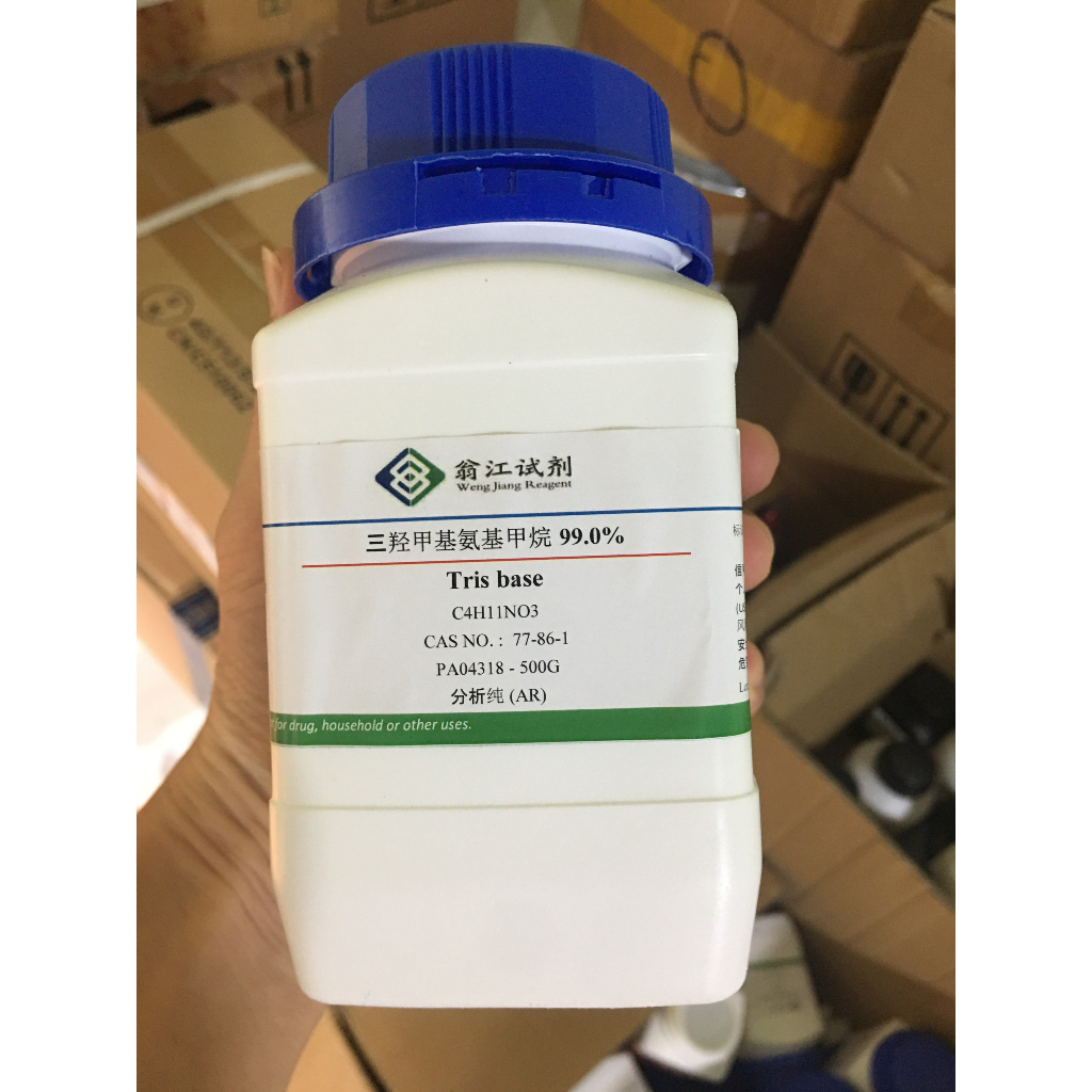 Hoá chất Tris Base, CAS 77-86-1 chai 500g | Shopee Việt Nam