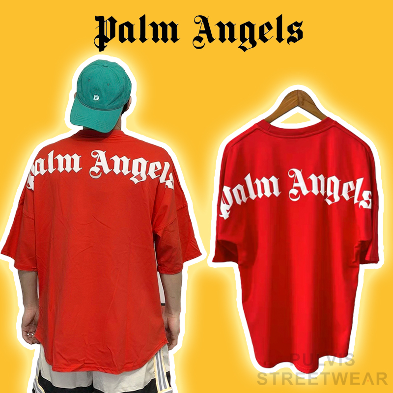 ⚡️[Hight Quality] - Oversize tee Palm Angels Red, áo thun oversize palm ...