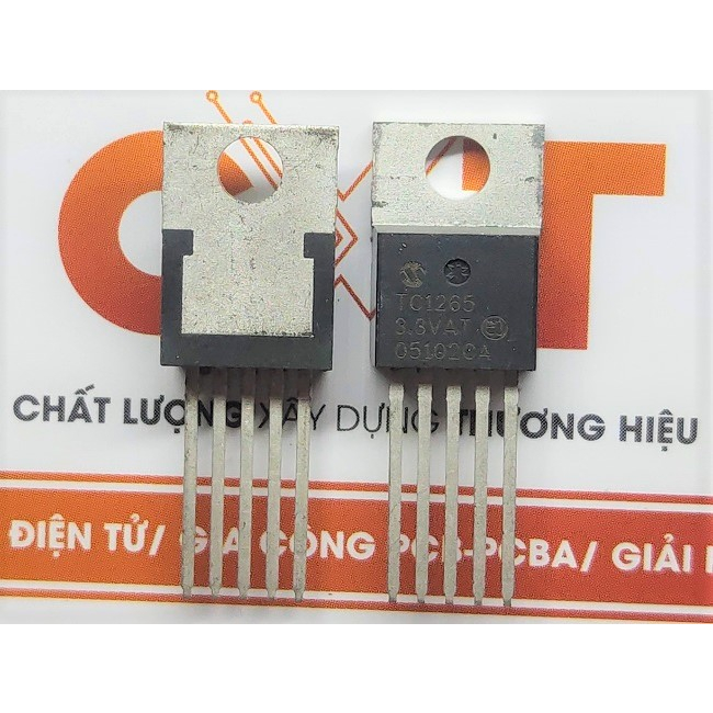 TC1265-3.3VAT IC REG LINEAR 3.3V 800MA TO220-5 | Shopee Việt Nam