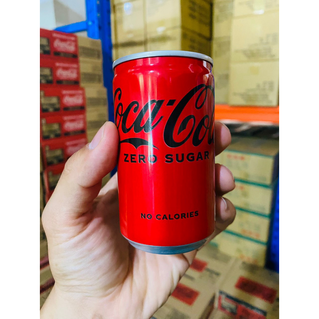 [ Date 08/25 ] Nước ngọt không đường Coca Cola Zero lon 160ml - Nội địa ...