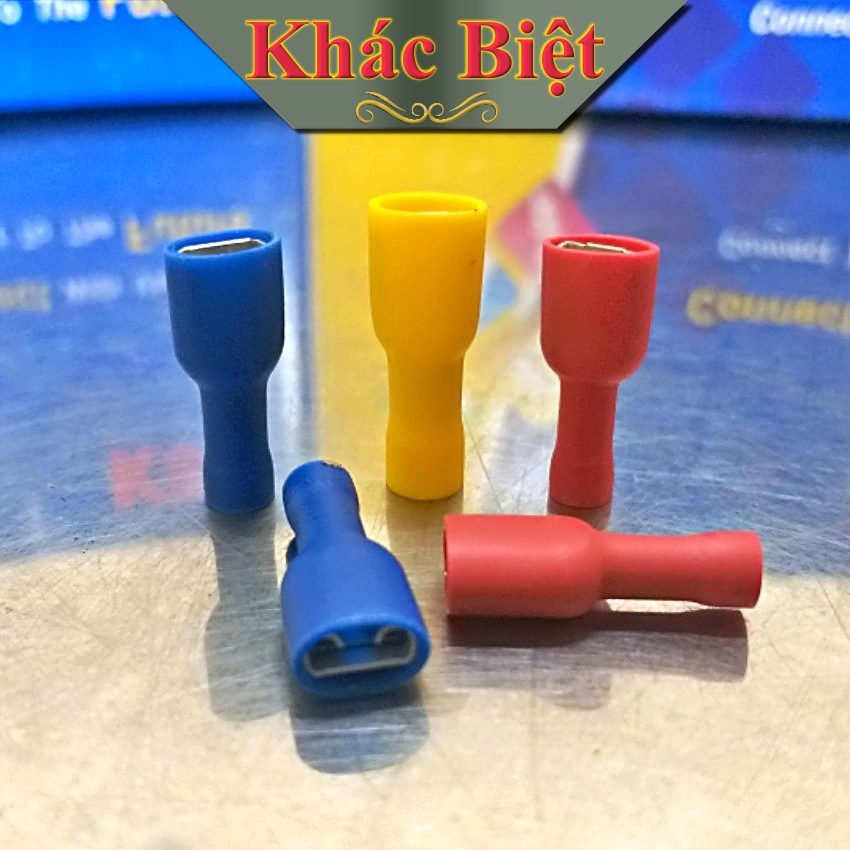 Đầu cos ghim dẹp cao cấp KST bằng đồng bấm nối dây điện FDFV | Shopee ...