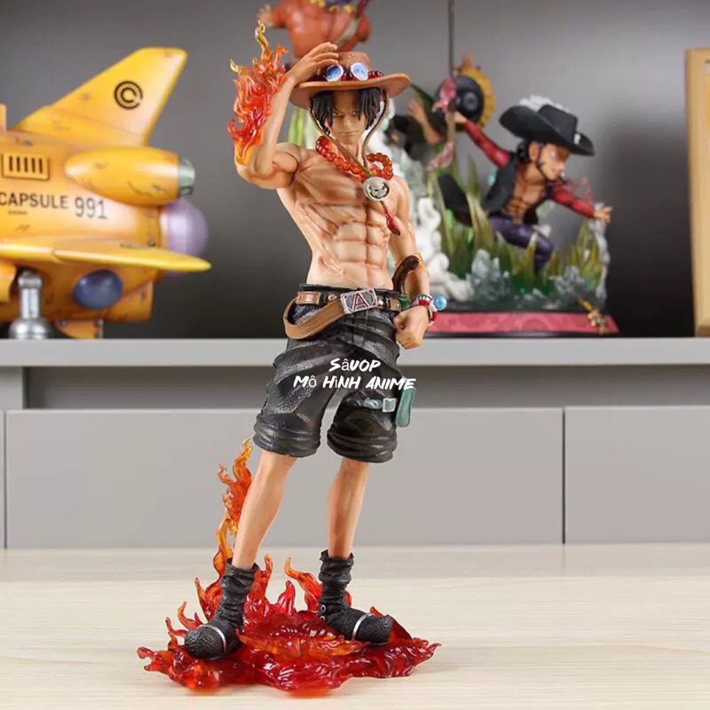 Mô hình Ace fire first dáng đứng cao 24cm (Mô hình Anime One Piece ...