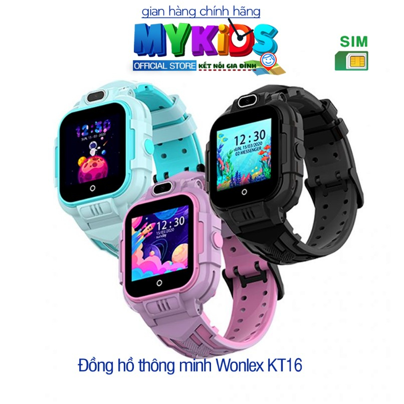 Đồng Hồ Thông Minh Trẻ Em MYKID WONLEX KT16 4G CALL VIDEO Định Vị GPS-WIFI Có Rung | Shopee Việt Nam