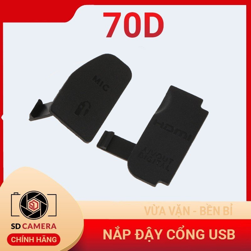 Nắp cao su che cổng USB HDMI cho Canon EOS 70D | Shopee Việt Nam