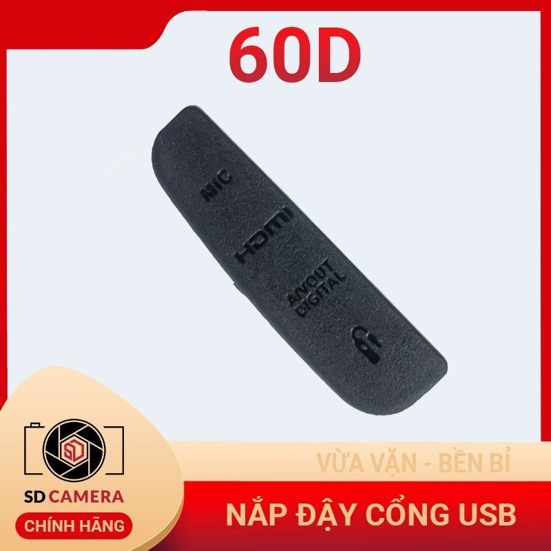 Nắp cao su che cổng USB HDMI cho Canon EOS 60D | Shopee Việt Nam