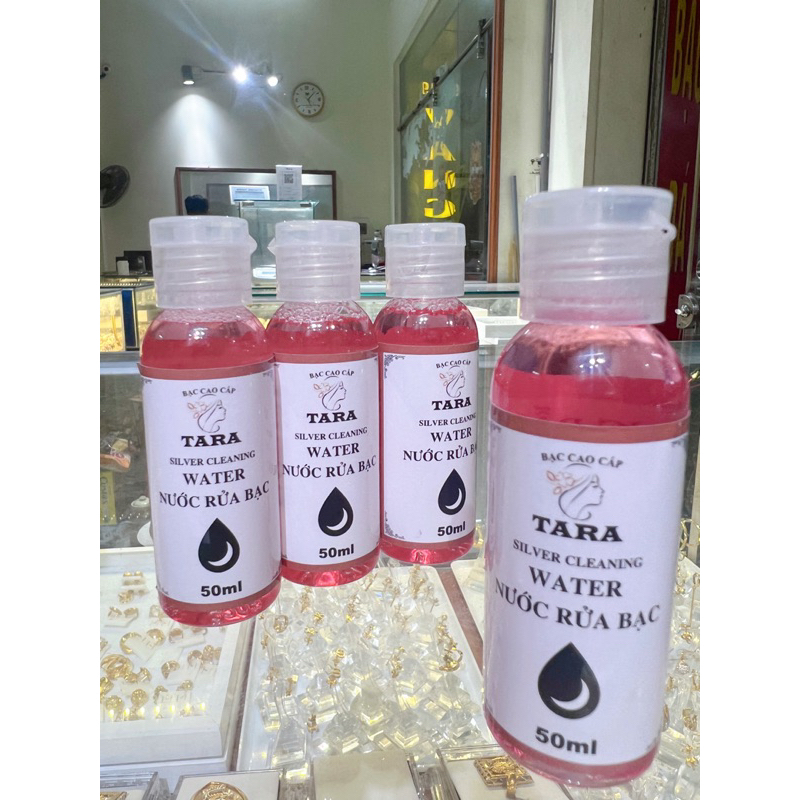 Nước rửa trang sức Vàng Bạc TARA [loại 50ML] chỉ 2 PHÚT tẩy sạch bám ...