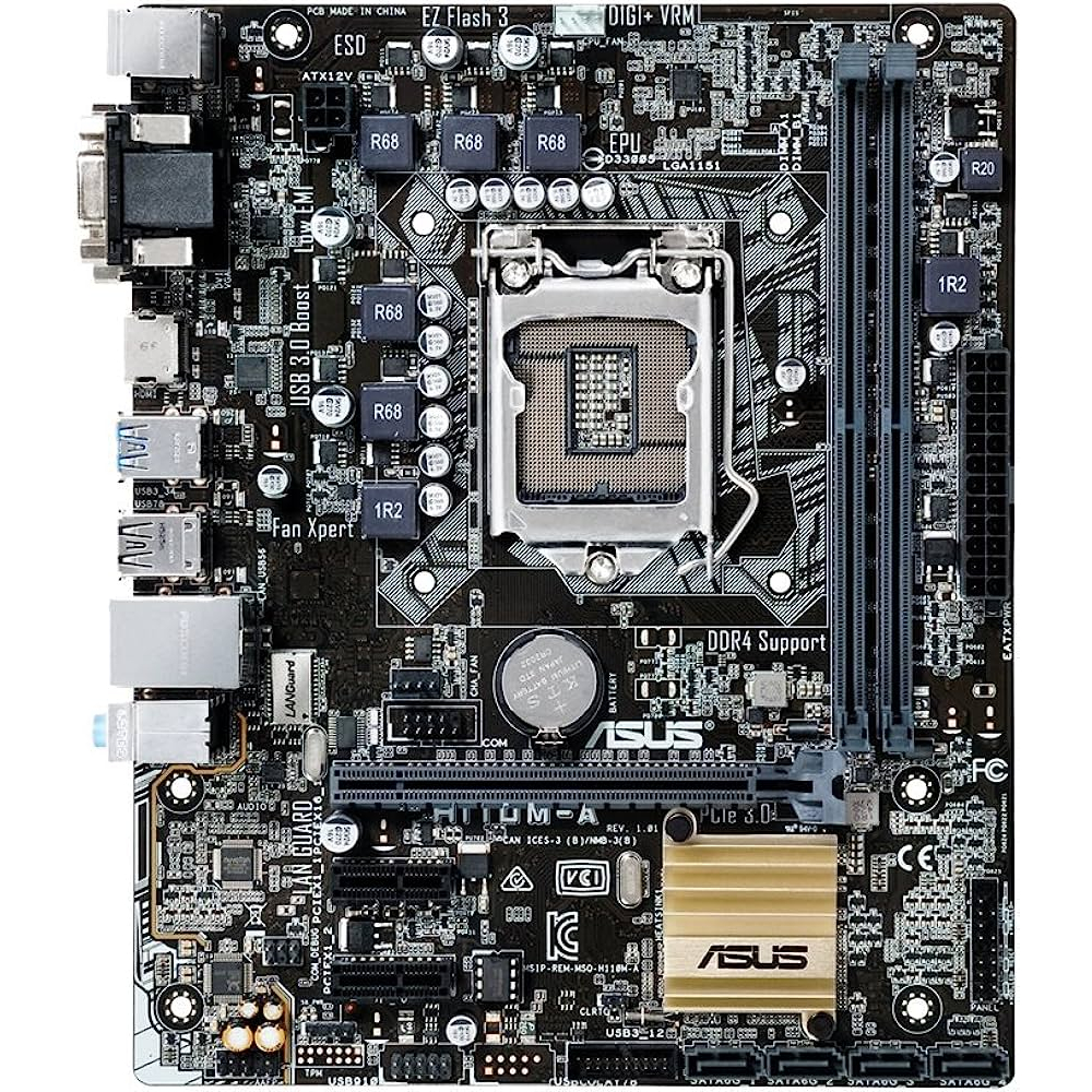 Main H110 LGA 1151 hàng đẹp giá rẻ tặng kèm chặn cổng (FE) theo Main ...
