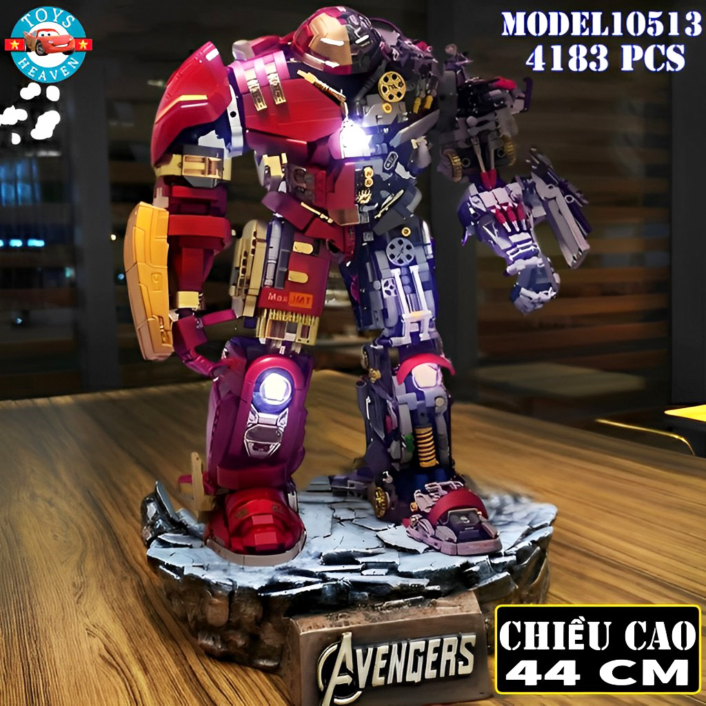 Đồ Chơi Lắp Ráp Mô Hình HulkBuster Robot Anti Mecha Người Sắt Khổng Lồ ...