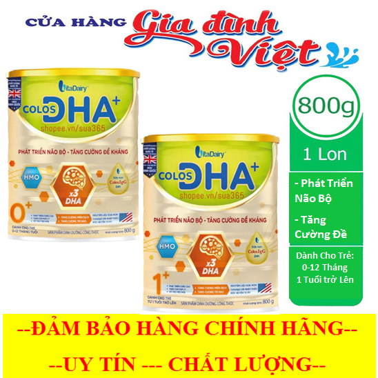 Sữa COLOS DHA ( 0+ và 1+ ) 800G | Shopee Việt Nam