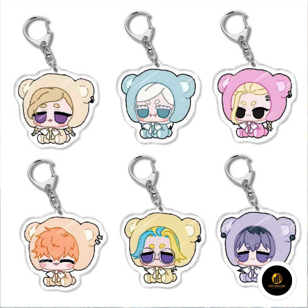 Móc khóa Tokyo Revengers Chibi Gấu bông dễ thương nhân vật Mikey Izana ...