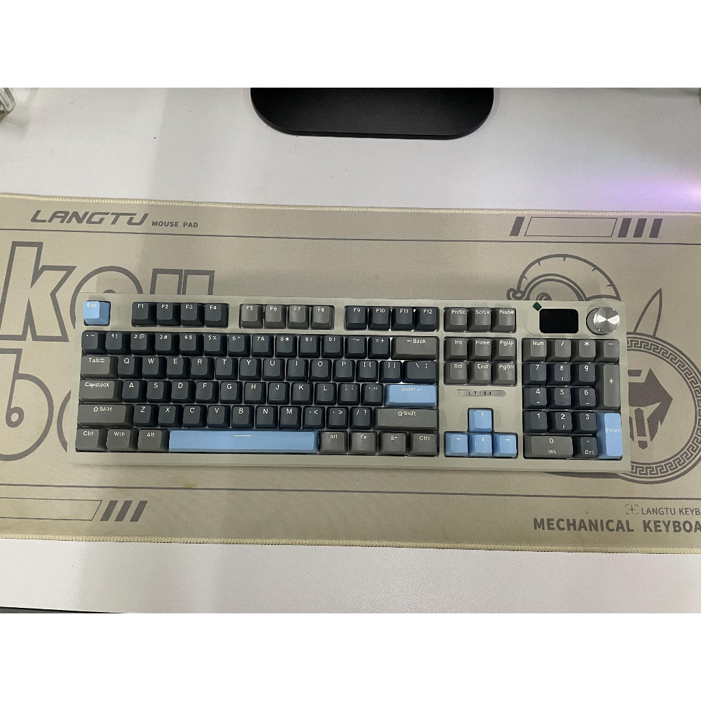 VER 2 Bàn Phím Cơ Không Dây Langtu LT84 & LT104 PRO, Núm Xoay, Màn Hình ...