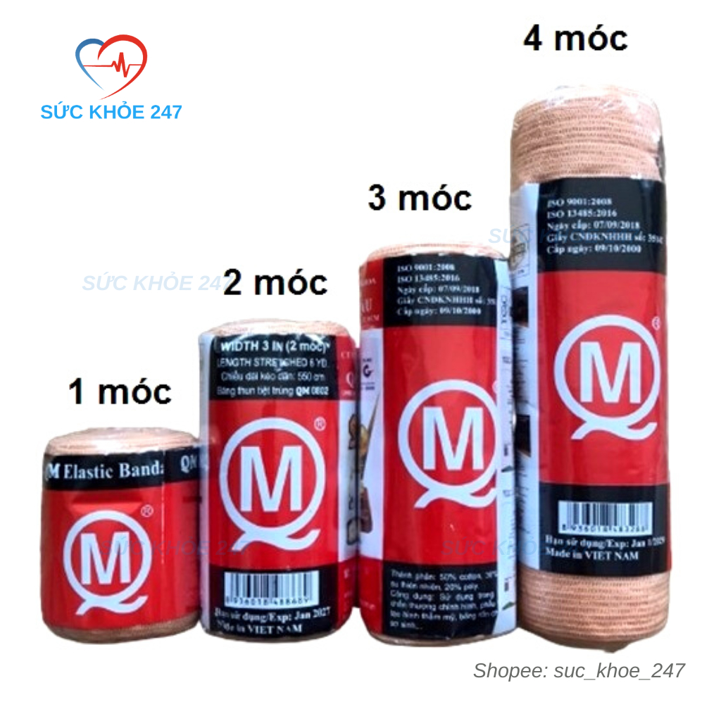 Băng Thun 2 Móc - Băng Thun Tiệt Trùng Qm 0802 Dùng Trong Chấn Thương ...