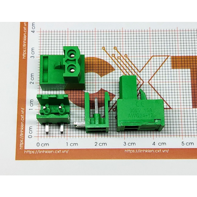 (Domino 5.08) Cầu đấu nối 5.08mm 2P 3P 4P 5P 6P chân cong (Terminal Block 2EDG5.08) | Shopee ...