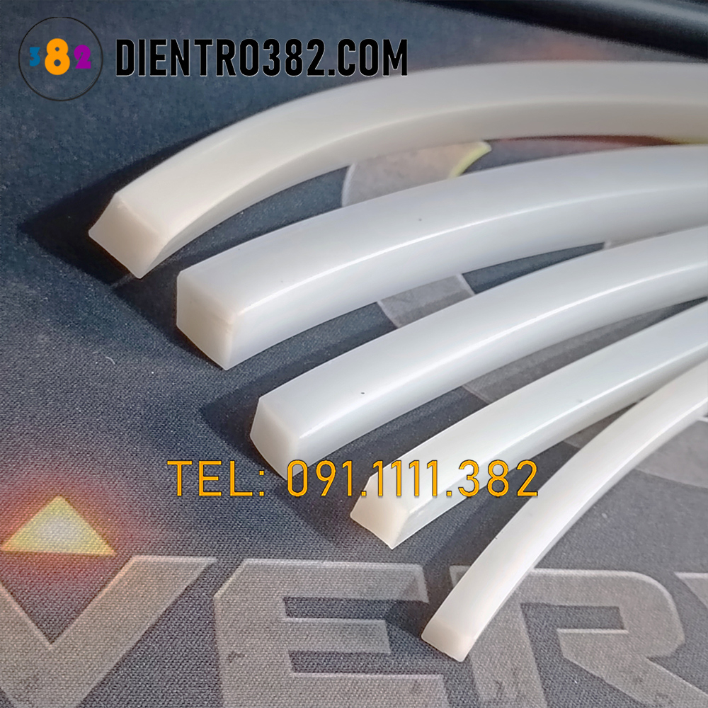 Ron silicone vuông , gioăng vuông đặc, chất liệu silicon kích thước ...