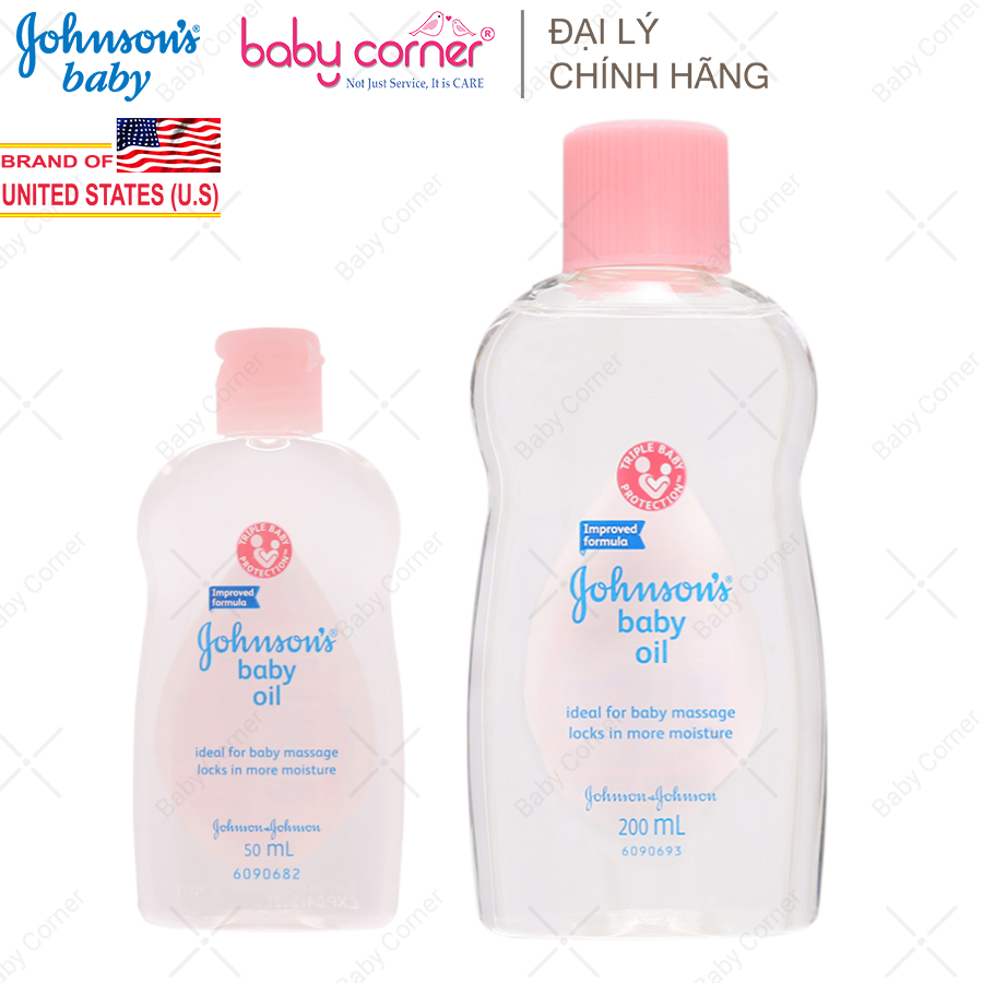 [HSD: T3/2025] Dầu Massage Dưỡng Ẩm Johnson's Baby 50ml, 200ml Cho Bé ...