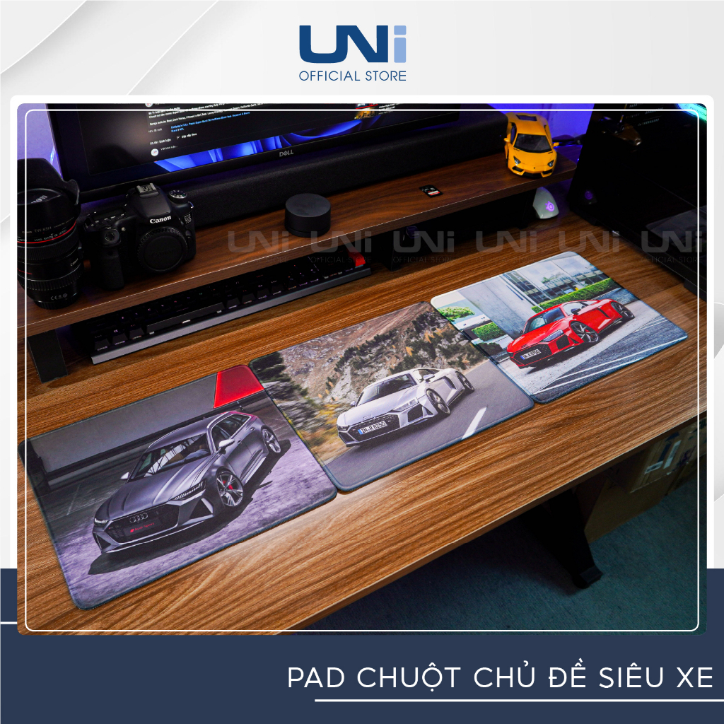 Miếng Lót Chuột Cỡ Lớn, Lót chuột Chủ Đề Siêu Xe kích thước 300x250x3mm - Uni Official Store ...