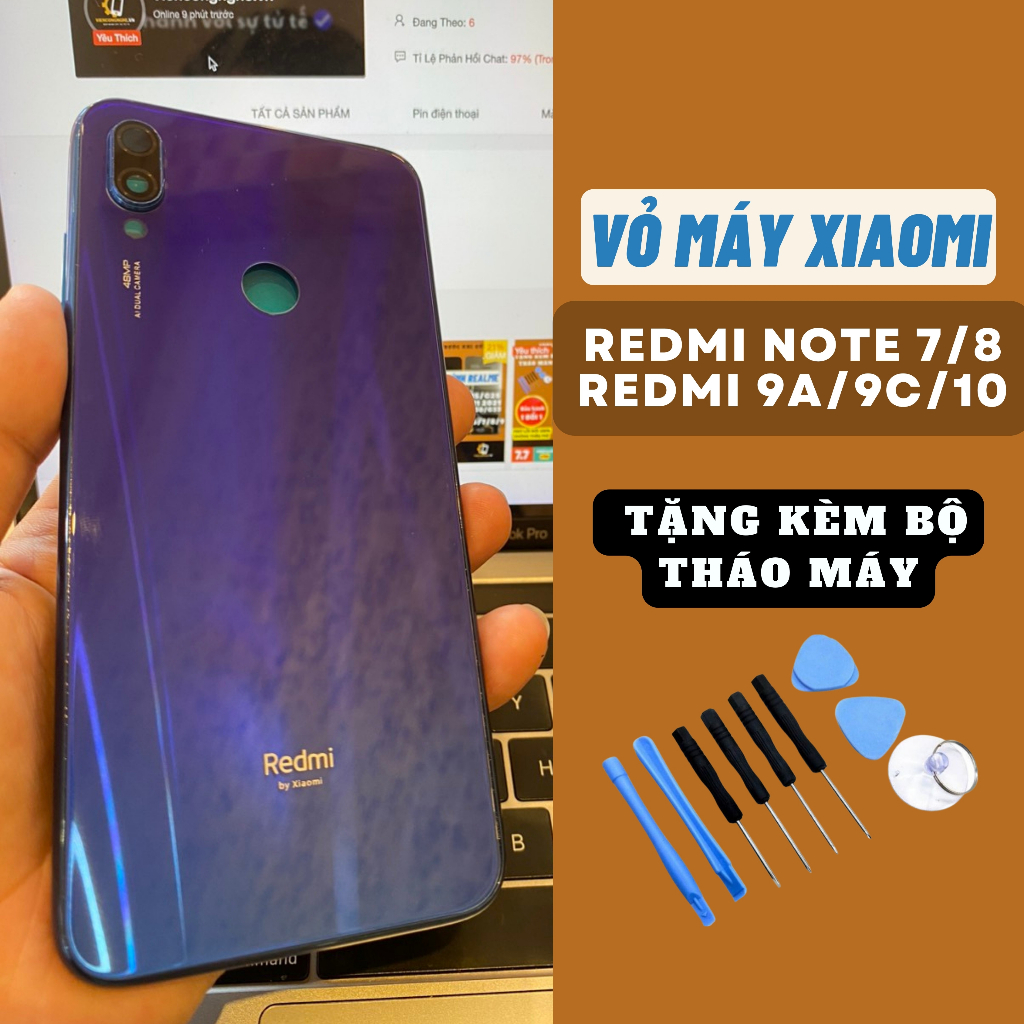 Vỏ máy Xiaomi Redmi 9A/9C/10/Note7/Note8 đẹp, chuẩn | Shopee Việt Nam